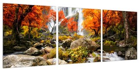 Obraz podzimní krajiny (90x30 cm)