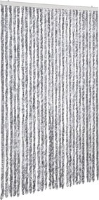 Závěs proti hmyzu bílošedý 118 x 220 cm Chenille 315134