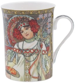 HOME ELEMENTS Porcelánový hrnek 300 ml, Mucha,Podzim