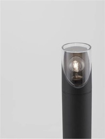 NV 9492730 Venkovní sloupkové svítidlo SELENA antracitový hliník a čirý akryl E27 1x12W 220-240V bez žárovky IP65 - NOVA LUCE