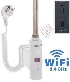 Hydronix Home Plus WiFi, O-profil, topná tyč 600 W Barva topné tyče: Antracit matný grafit, Připojení topné tyče: S kabelem se zástrčkou
