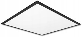 BERGE LED panel černý 60 x 60cm - 50W - 4700Lm - neutrální bílá