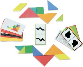 Hra souboj tangramů TANTAN vícebarevná