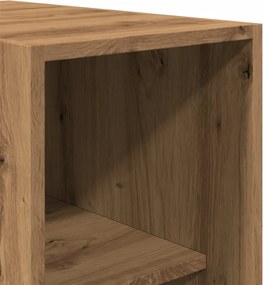 Šatní skříň dub artisan 30 x 50 x 200 cm kompozitní dřevo 3307782