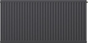 Mexen, Panelový radiátor Mexen CV22 900 x 600 mm, spodní připojení, 1371 W, antracit - W622-090-060-66