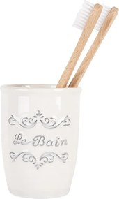 Keramický kelímek na zubní kartáčky Le Bain - Ø 8*10 cm