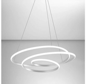 Gea Luce Gea Luce DIVA S G TITANIO- LED Stmívatelný lustr na lanku DIVA LED/44W/230V šedá FX0229