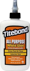 Titebond | All Purpose White Glue 237ml – lepidlo na dřevo, papír a textil