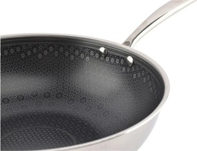 Wok nerezová pánev s nepřilnavým povrchem ø 31,5 cm Fusion – BonBistro