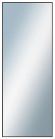 DANTIK - Zarámované zrcadlo - rozměr s rámem cca 60x160 cm z lišty Hliník černá | P22-021 (7022021)