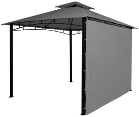 Pergola se stahovací střechou 2,5x2,5 m