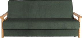 XXXLutz ROZKLÁDACÍ POHOVKA, textil, tmavě zelená P & B - Rozkládací pohovky - 002330001203
