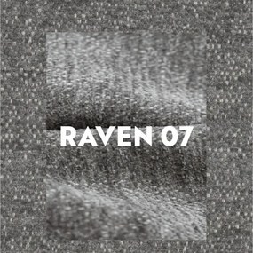 Dvoulůžková čalouněná postel Montreal 140x200 se zvedacím roštem Raven 07 šedá