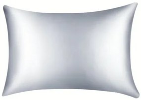 Saténový potah na polštář - 48x66 cm, více barev Barva: Stříbrná