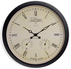 Designové nástěnné hodiny 2969 Nextime Aje Wheather Station 25cm