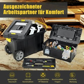 Costway Sada boxů na nářadí na kolečkách, 2 ks TL33923