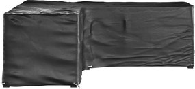 Plachty na zahradní nábytek tvar L 2 ks 16 oček 285x285x90 cm 3155374