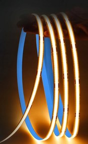 BERGE LED pásek COB Neon 24V - 480D - 9W/m - IP20 - 50m - 990lm - teplá barva