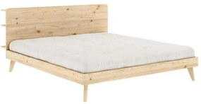 Dvoulůžková postel z borovicového dřeva s roštem 180x200 cm Retreat – Karup Design