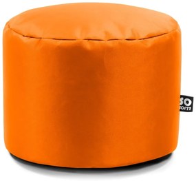 Oranžový dětský sedací vak z imitace kůže Dot M – So Soft?