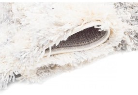 Kusový koberec shaggy Alsea krémový atyp 70x300cm