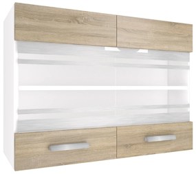 Kuchyňská skříňka Belini horní 80 cm dub sonoma  TOR SGW80/2/WT/DS/0/T