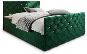 MSL Kontinentální čalouněná postel MARDI (180 x 200 cm) Barva látky: MAGIC VELVET 2234