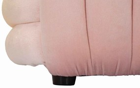 Designová lavice Nakeisha 90 cm růžová