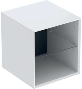 Geberit ONE - Boční skříňka 450x492x470 mm, otevřená, lesklá bílá 505.079.00.1