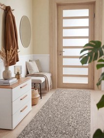 ELLE Decoration, Běhoun Wolly Ultra 106229 Taupe z kolekce Elle, 80x240, hnědá, ložnice