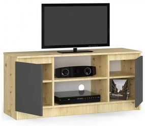 TV stolek RTV K120 dub artisan oak/grafit-šedá
