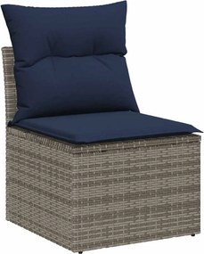 Set pohovek 6 ks Šedá Polyester 3345815