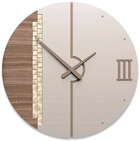 Designové hodiny 10-213 CalleaDesign Tristan Swarovski 60cm (více variant dýhy) Dýha wenge - 89