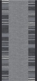 Berfin Dywany Protiskluzový běhoun na míru Zel 1016 Silver (Grey) s obšitím - šíře 67 cm s obšitím