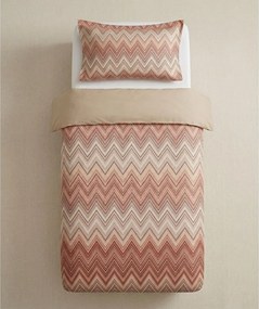 Povlečení na jednolůžko v terakotové barvě 200x140 cm Margot – Mijolnir