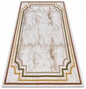 Luxusní kusový koberec akryl Mramor žlutý 2 160x230cm