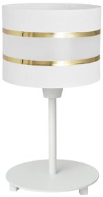 Helam | Stolní lampa HELEN 1xE27/60W/230V bílá/zlatá | HE1200