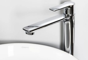 Sapho Sapho, PAX stojánková umyvadlová baterie vysoká bez výpusti, prodloužená hubice, chrom, XA07