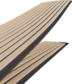 3D Dřevěné lamely na zeď na filci 255x46cm - Jasan ARKTICKÝ