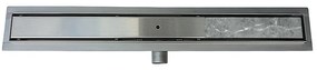 BPS-koupelny Sprchový odtokový žlab 2in1 DL01 FIX HYD-2653 70 cm, satén
