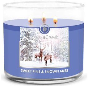 Goose Creek Candle svíčka Sweet Pine & Snowflakes, 411 g