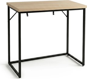 Konzolový stolek Origo 90 cm černý/dub Sonoma
