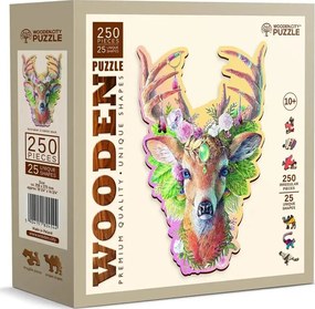 Wooden city dřevěné puzzle módní jelen 250 dílků