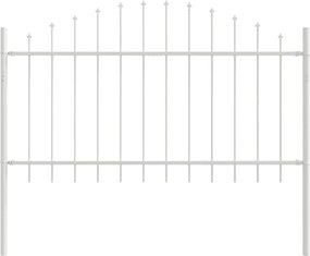 Zahradní plot WOERDEN 2 ks 170 x 140 cm Práškově lakovaná ocel 3360137