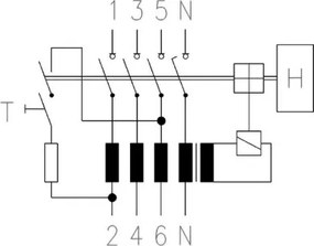 Proudový chránič EATON PF6-25/4/003-A 25A 30mA A 112930