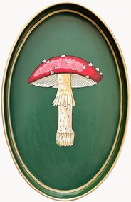 Ručně malovaný dekorativní tác Mushroom