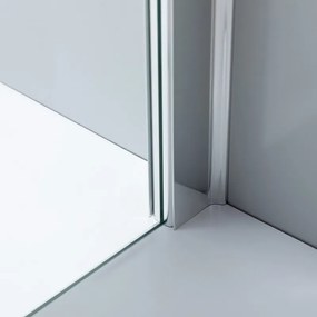 BPS-koupelny Čtvercový sprchový kout HYD-SK1390B 90x90 chrom/transparent - bez vaničky