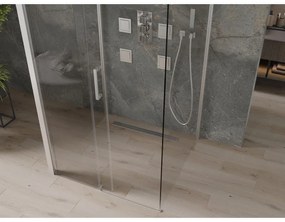 Mexen Omega 3-stěnový sprchový kout 100x100 cm, 8mm čiré sklo - chromový profil, 825-100-100-01-00-3S