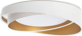 LED Stm. stropní svítidlo SM. GALAXY M. LED/24W/230V pr. 55 cm bílá/zlatá + DO
