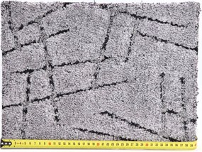 AKCIA: 60x510 cm Koberec metráž Nicosia 93, šíře, šedá, filc, obývacia izba, ITC